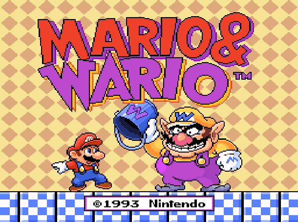Retro Gaming 90’s- Mario & Wario: (1993) – Gaming Hearts Collection
