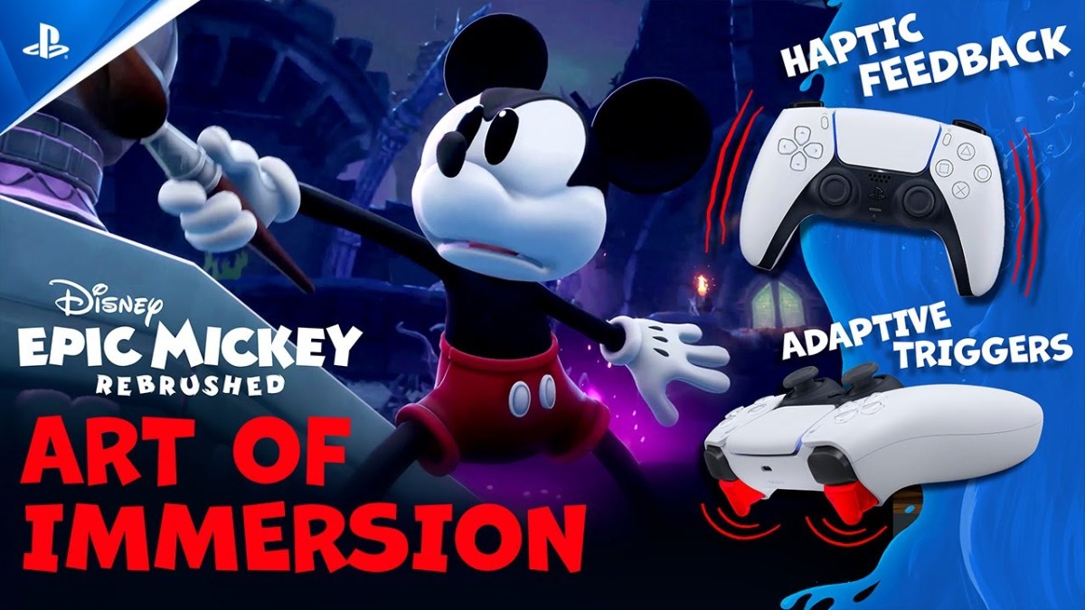 Disney Epic Mickey: Rebrushed – Immersion Trailer | PS5 Games – Gaming ...