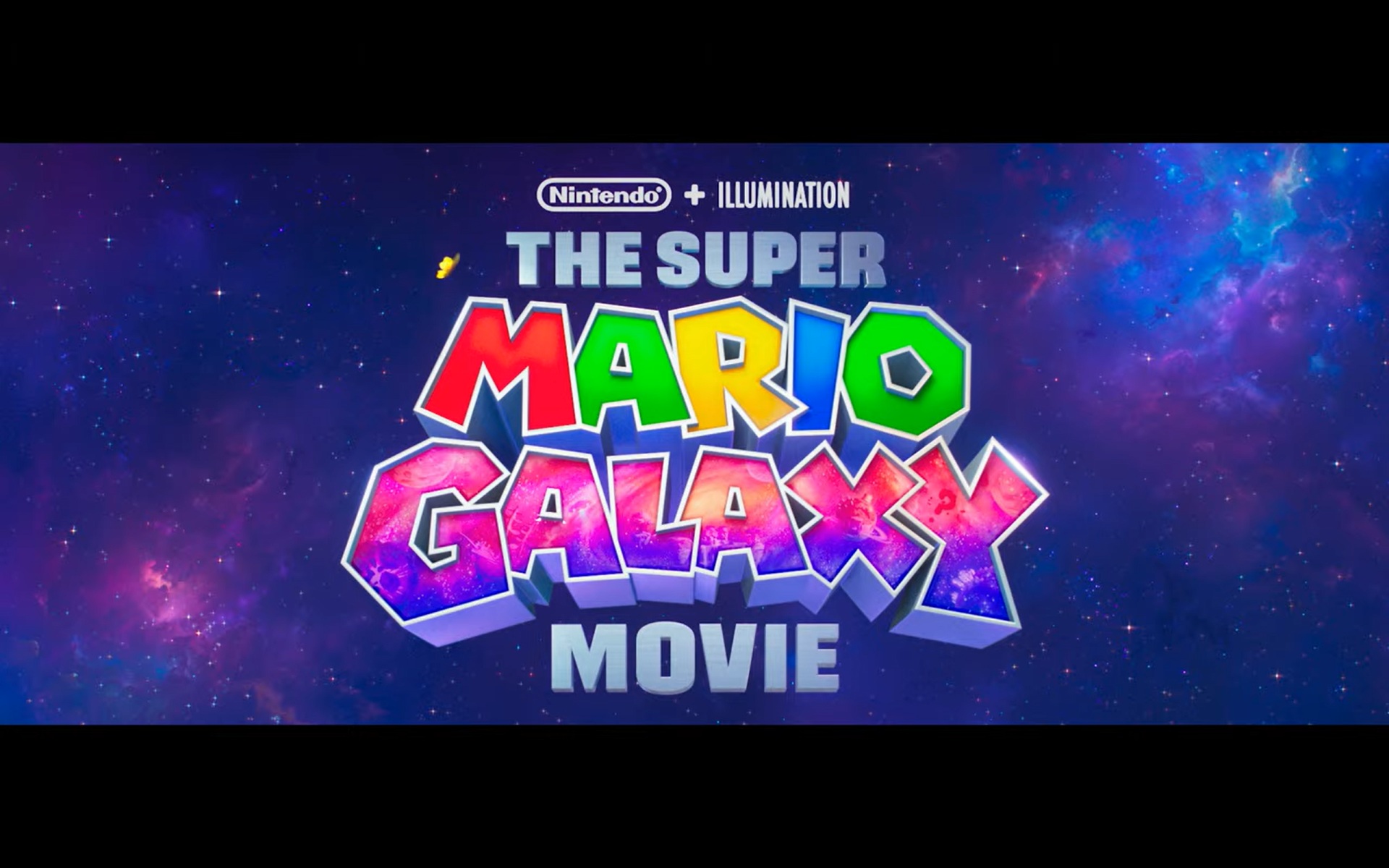 The Super Mario Galaxy Movie Official Title Announcement Gaming